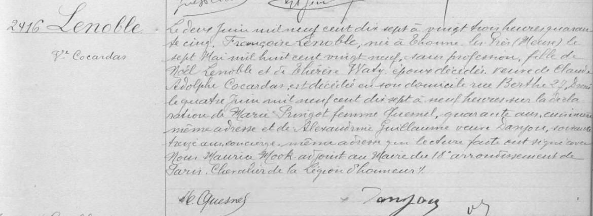 Finding your ancestors in Paris