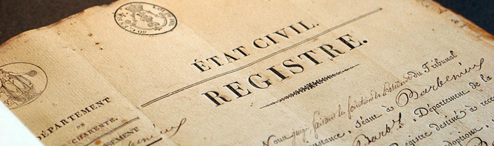 5 dates you need to know about French civil registration